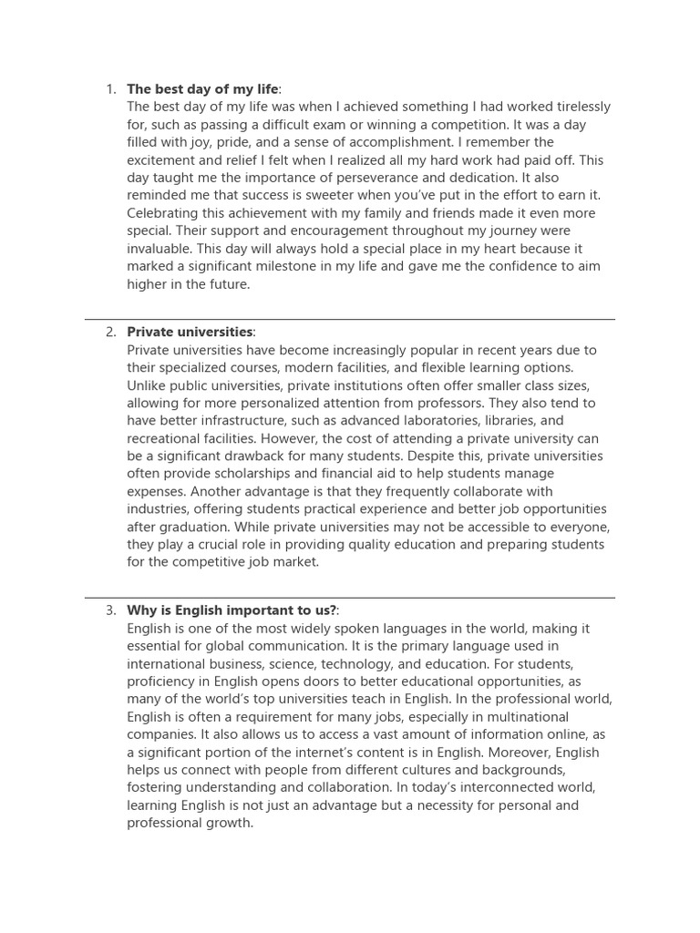Life Lessons from Personal Experiences | PDF | Healthy Diet | Foods