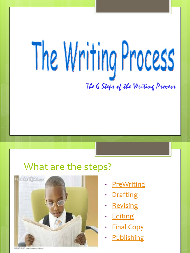 The Six Steps of The Writing Process | PDF | Linguistic Morphology ...