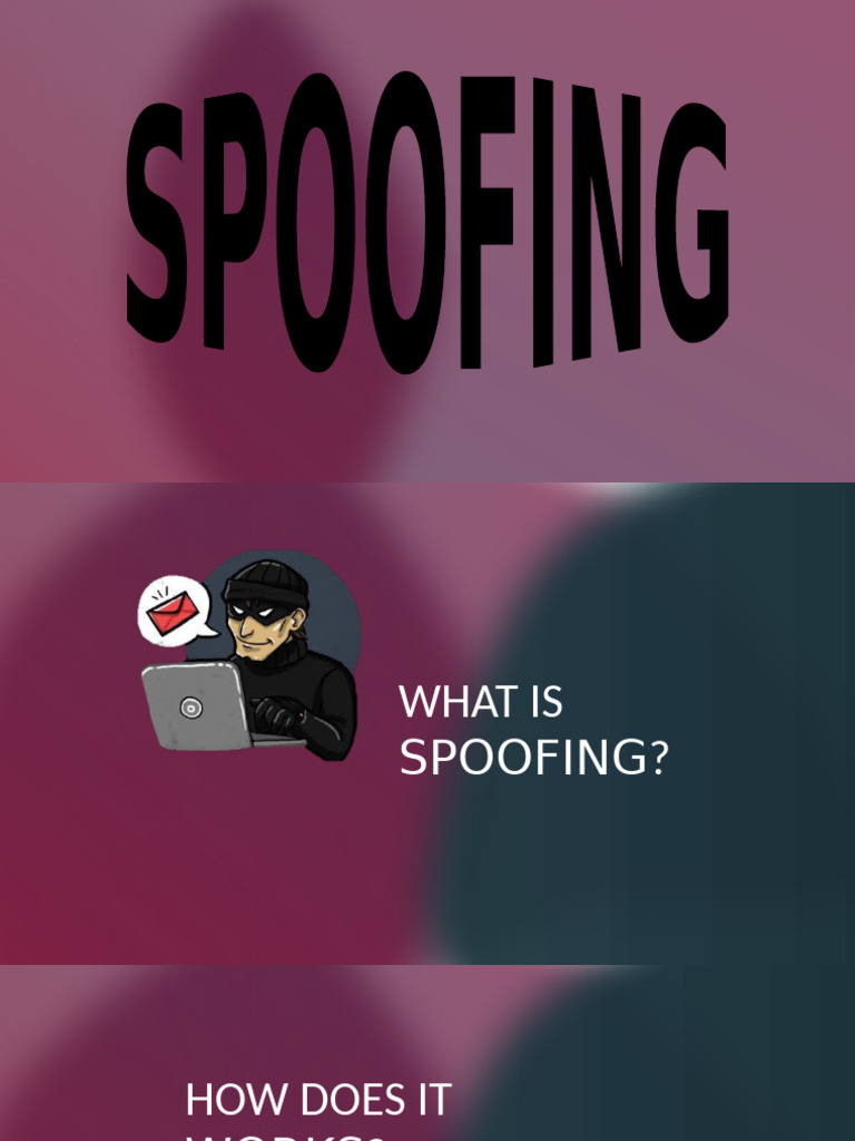 Spoofing | PDF
