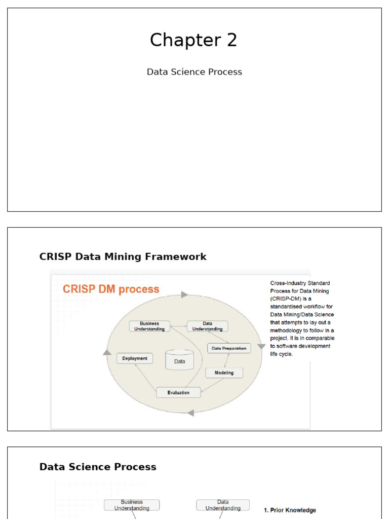 Data Science Process Overview | PDF | Cluster Analysis | Statistical ...