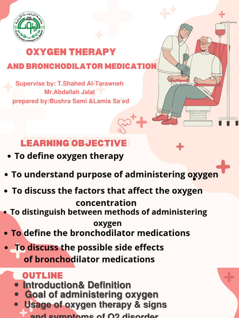 Oxygen Therapy and Bronchodilators Guide | PDF | Respiration | Diseases ...