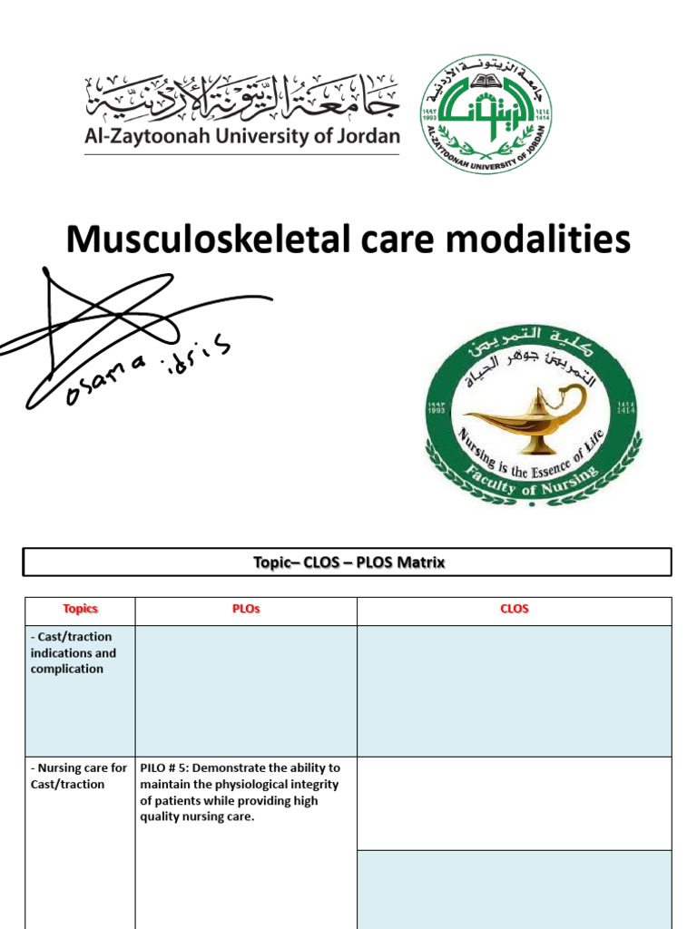 4 Musculoskeletal Modalities | PDF | Surgery | Anatomical Terms Of Motion