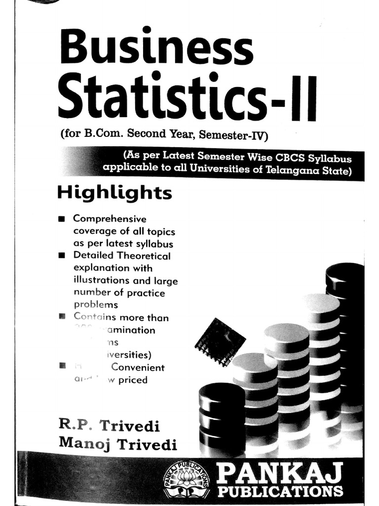 Business Statistics - 2 - Pankaj Textbook | PDF