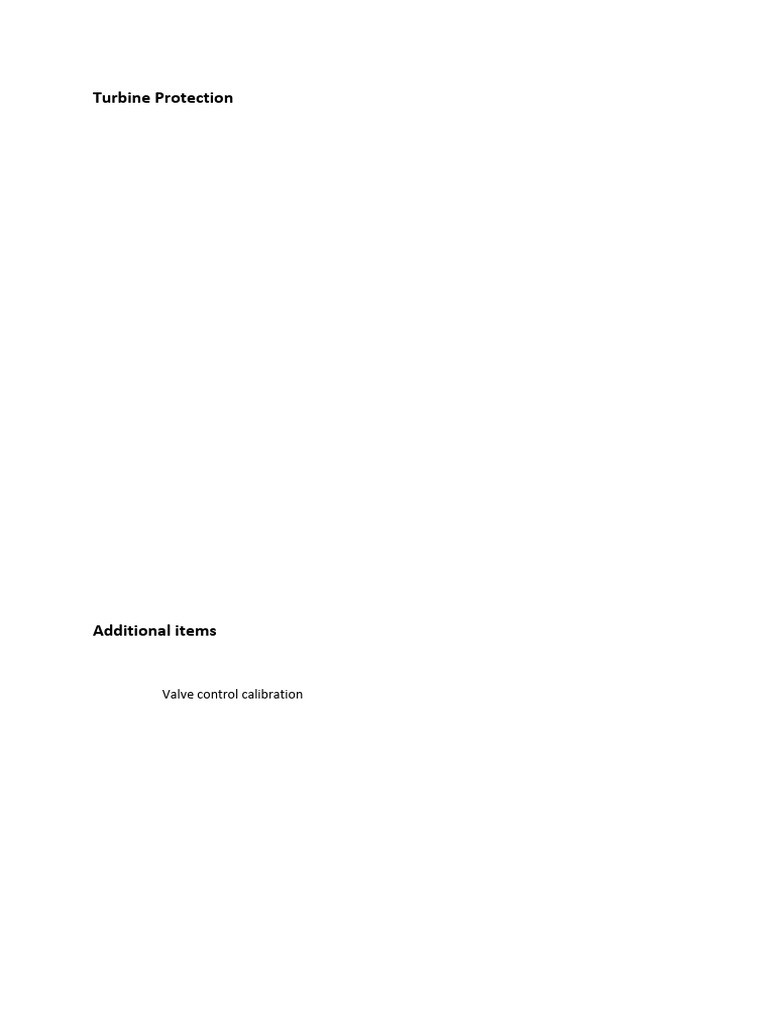 Turbine protection | PDF