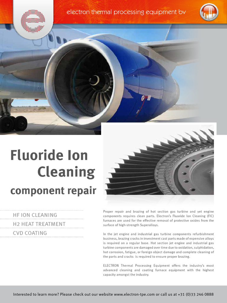 Fluoride Ion Cleaning Furnace | PDF | Materials Science | Chemical ...