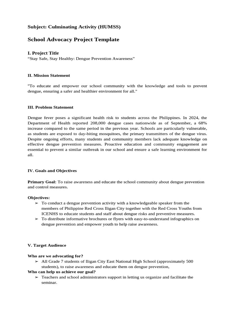 Subject Culminating Activity HUMSS SEE COMMENTS | PDF