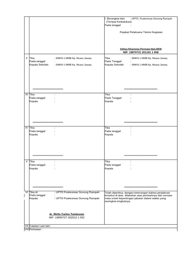 Visum New 2024 Ke Sekolah | PDF