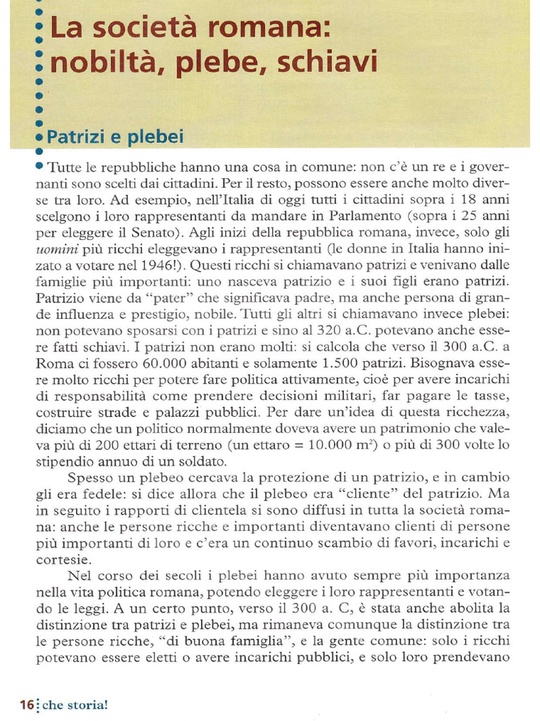 CHE STORIA 3 - La Società Romana | PDF