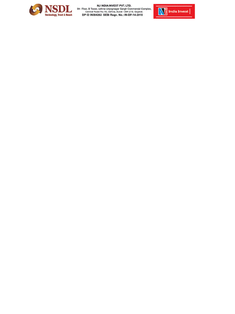 SIP Statement_unlocked | PDF | Stock Market | Securities (Finance)