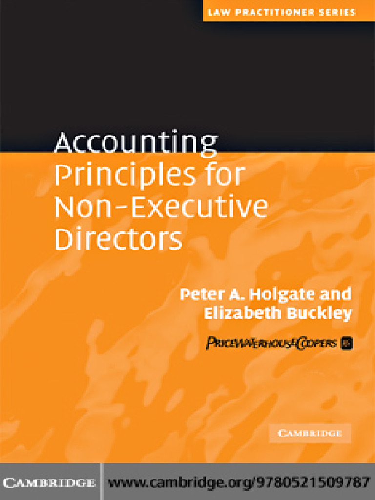 Accounting Principles For Non-Executive Directors | PDF | Income ...