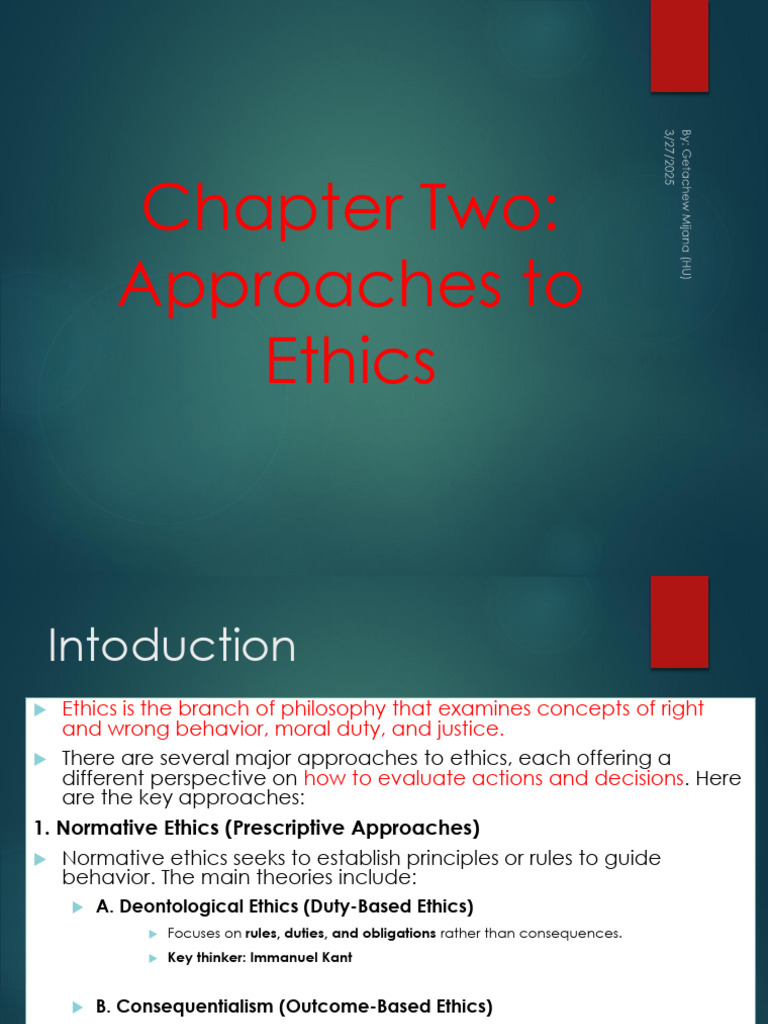 Chapter Two Introduction For Students | PDF | Morality | Psychological ...