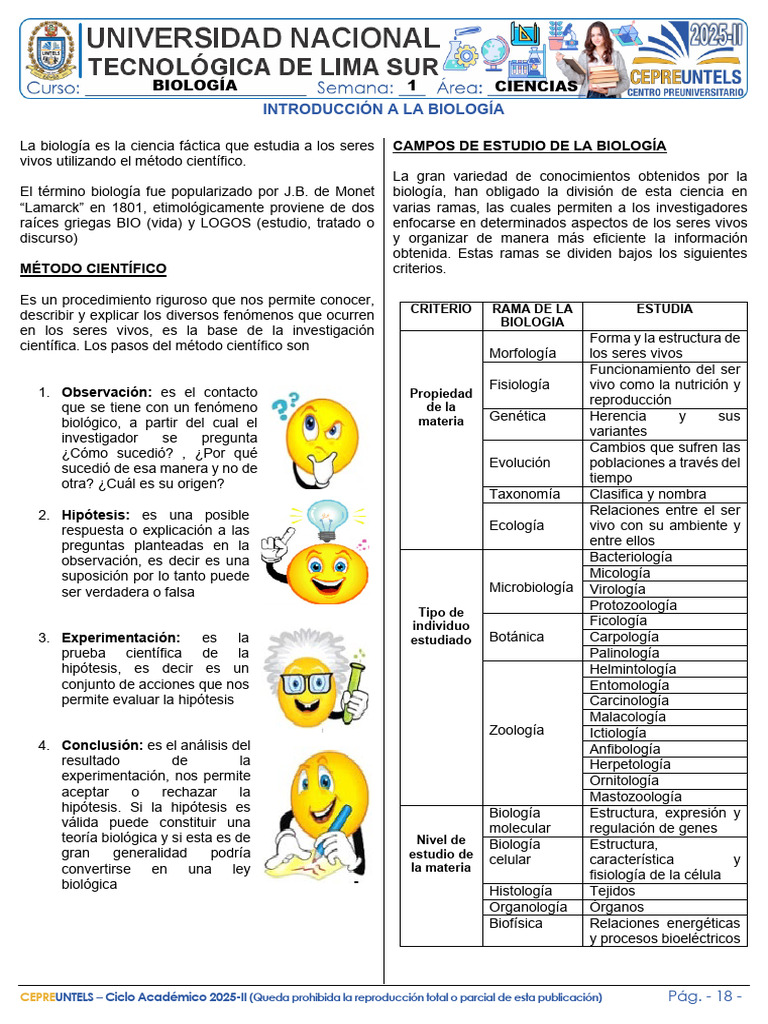 Bio Sem01 2025 II | PDF | Virus | Biología