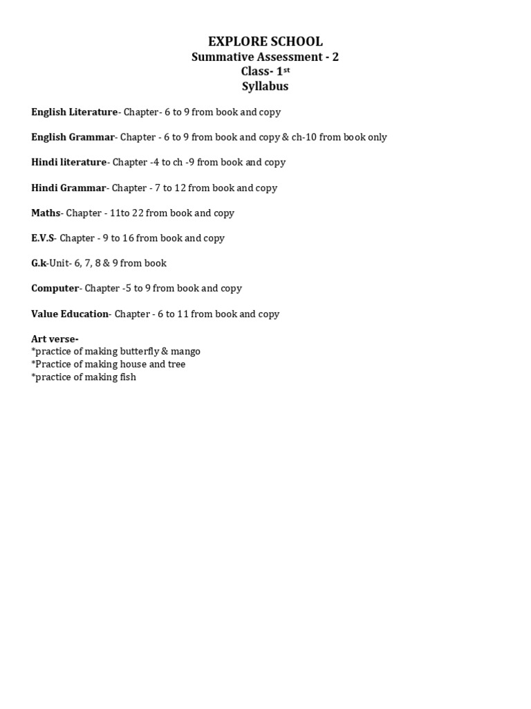 Class 1 10 | PDF