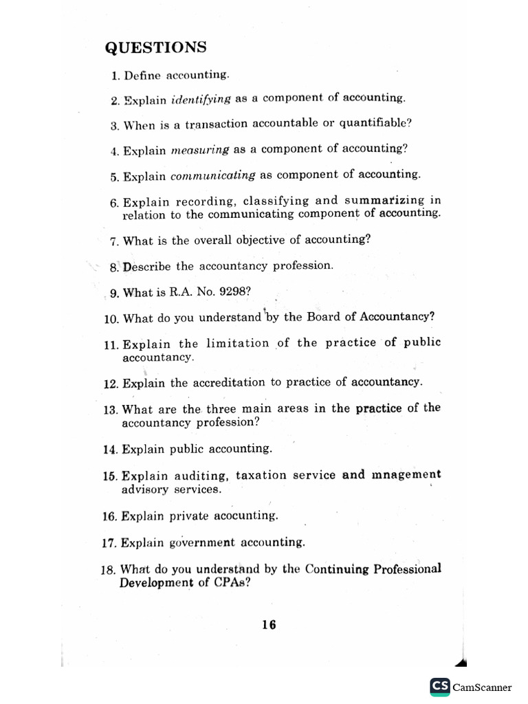 CFAS Assignment 1 | PDF