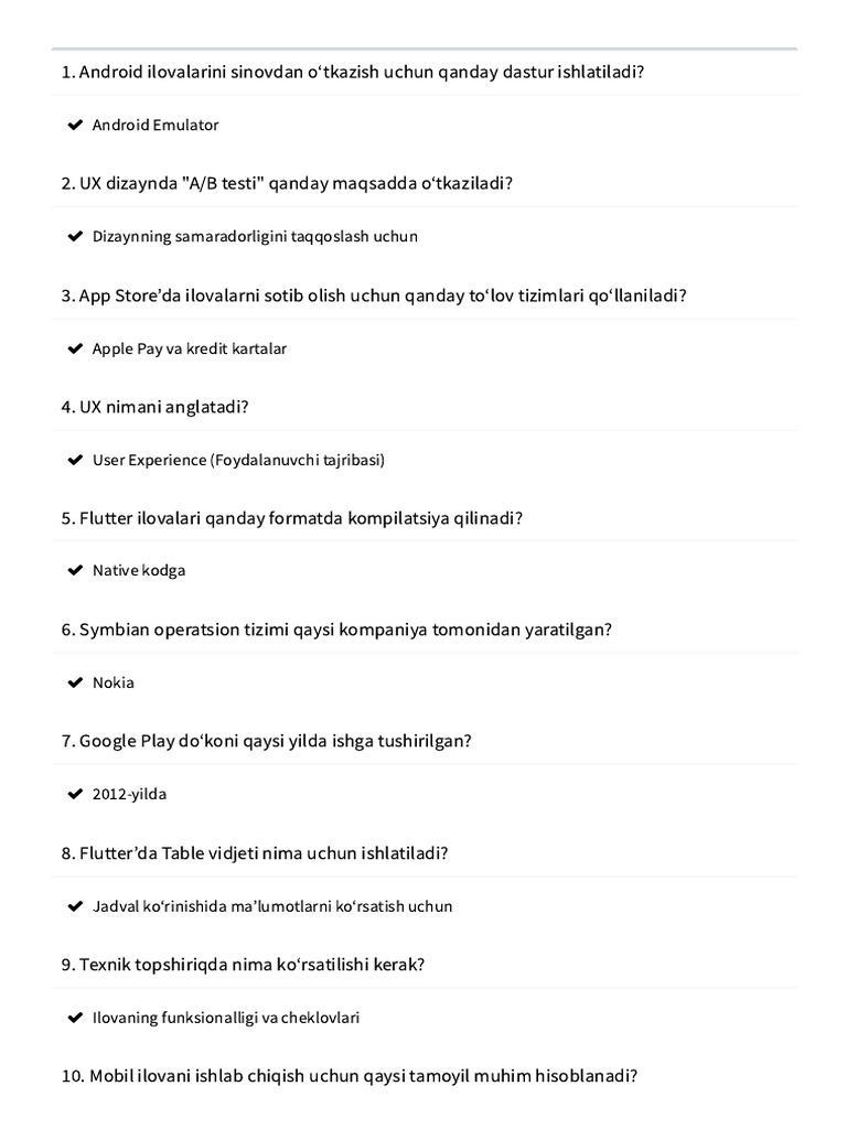 Oraliq Nazorat - HEMIS Student Axborot Tizimi | PDF