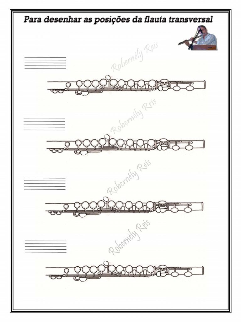 Escala Da Flauta Transversal Com Marca Dágua | PDF