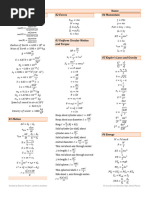 Edexcel A Level Physics Equations v1.0 A4 W | PDF