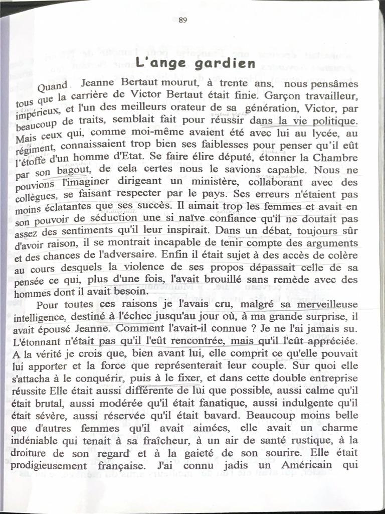 L'ange Gardien | PDF