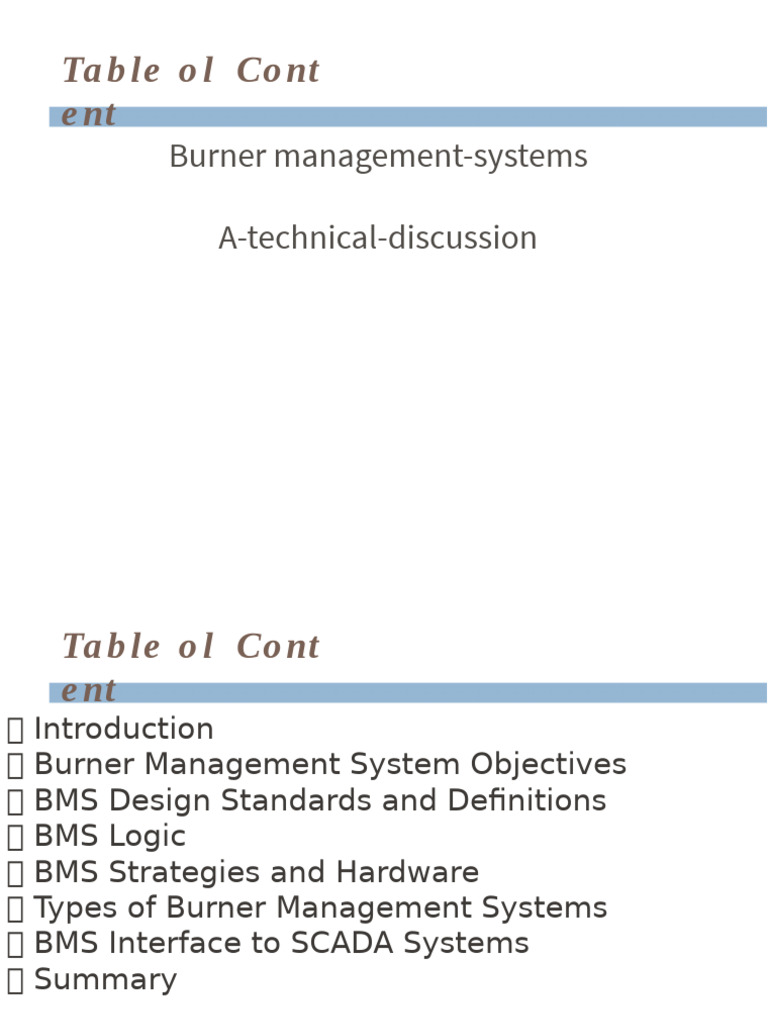 Burner Management System | PDF