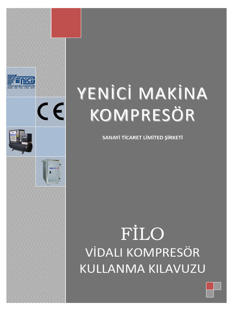 Vidali Kompresor Kullanim Kilavuzu | PDF