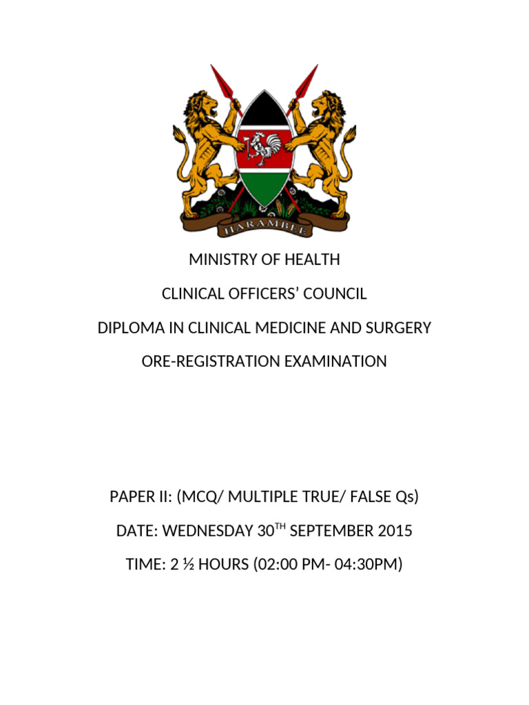 COC SOFT COPY 2015 PAPER 2 | PDF | Cancer | Miscarriage