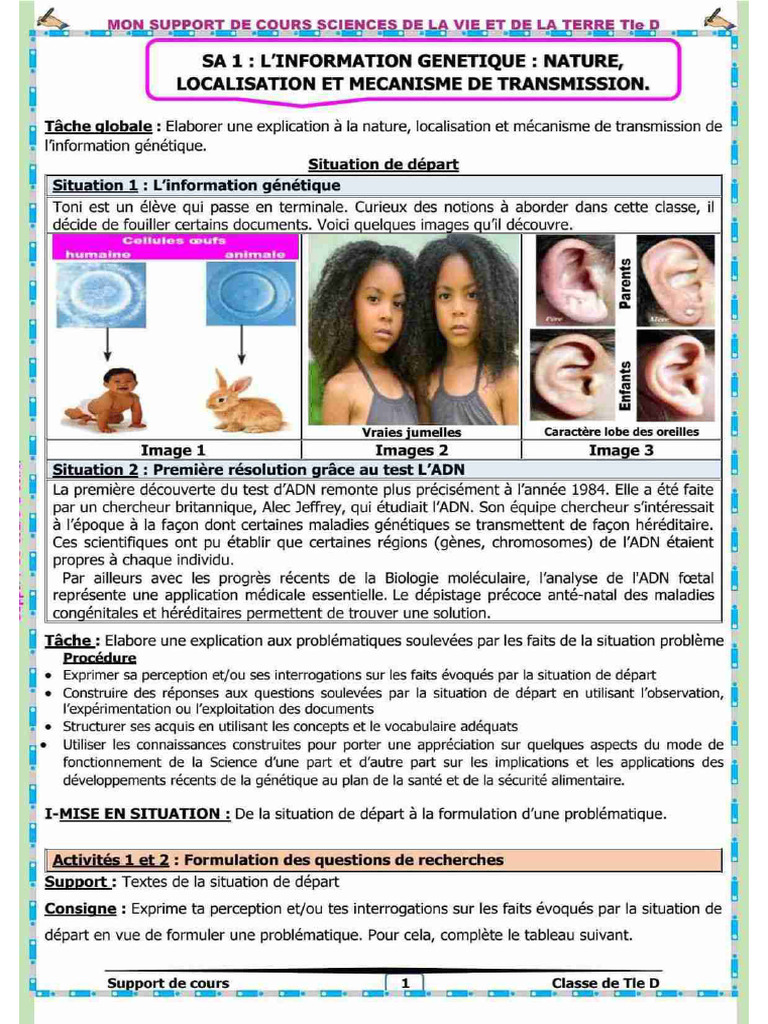 SA1 Tle D | PDF