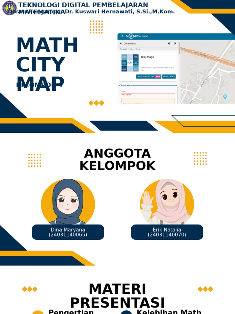 Penerapan Math City Map dalam Pembelajaran | PDF