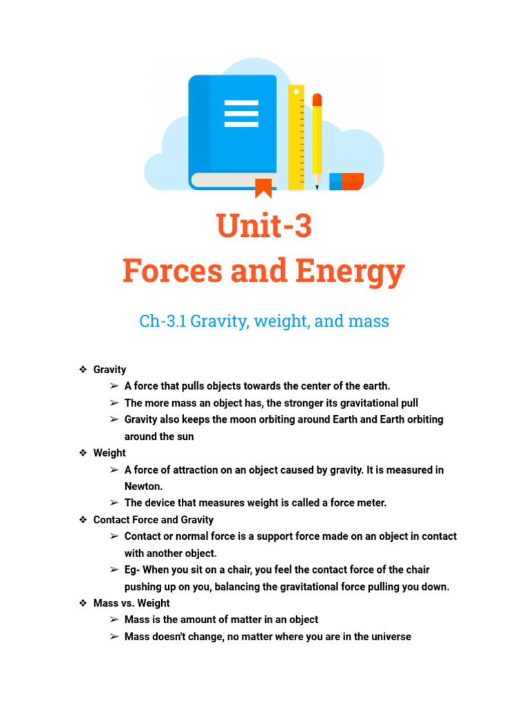 Gravity, Mass, and Energy Explained | PDF | Tide | Weight