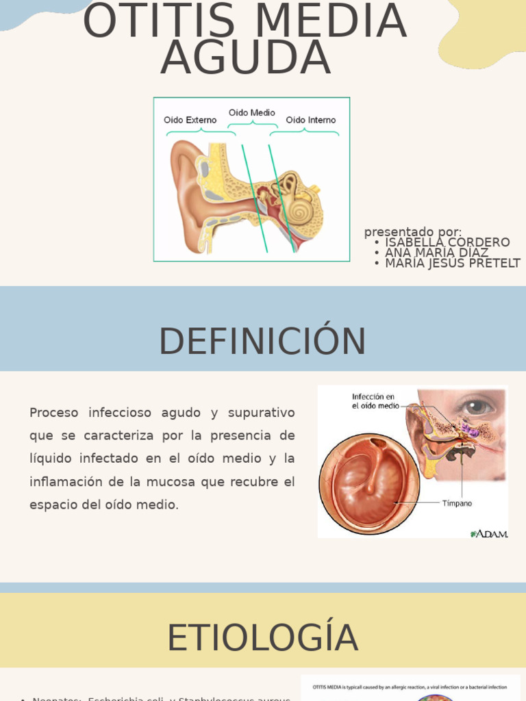 Otitis Media Aguda: Causas y Tratamiento | PDF | Especialidades Medicas ...