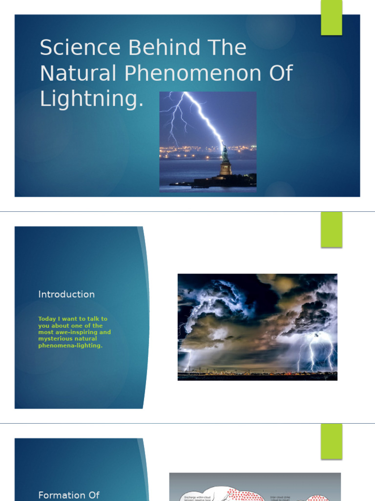 Science Behind the Natural Phenomenon of Lightning | PDF