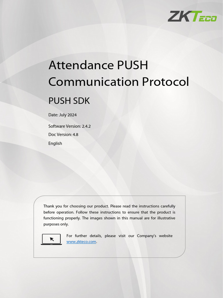Attendance PUSH Communication Protocol 20240712 | PDF | Computer Science | Computing