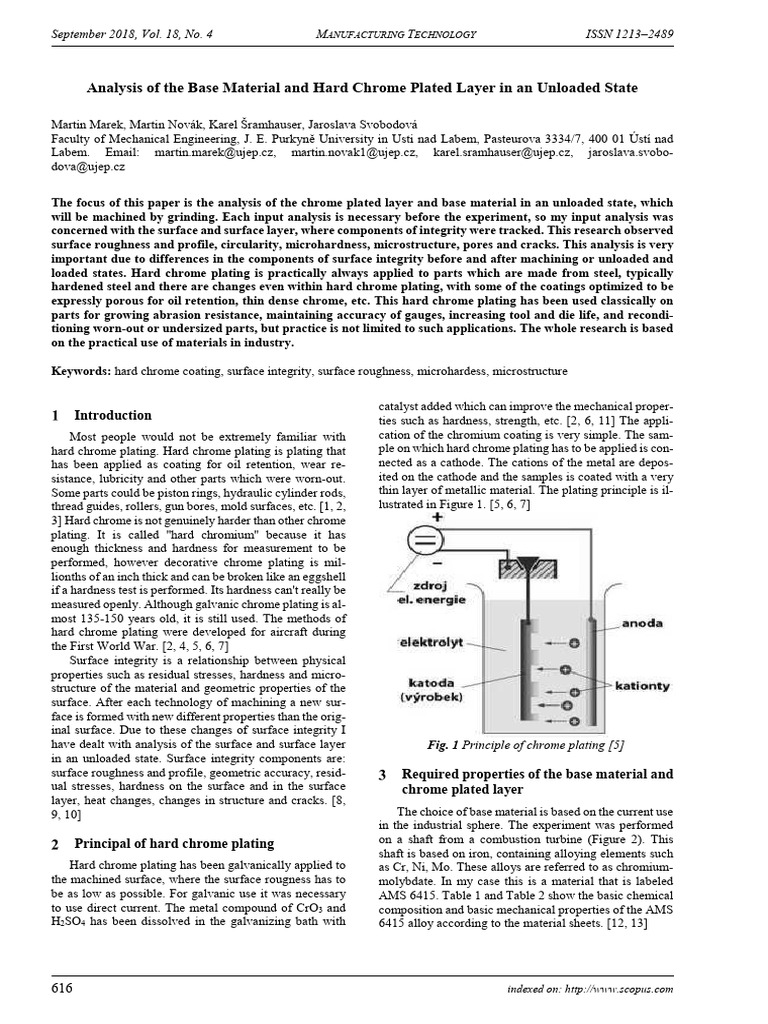 Chrome Plating Defects Analysis | PDF | Chromium | Building Engineering