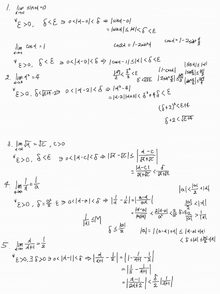 미적분학 연습 (과제용) - 250409 - 211800 | PDF