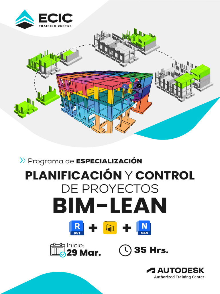 S. Planificacion y Control de Proyectos BIM-LEAN - 35h - VI ED. | PDF | Autodesk Revit | Software