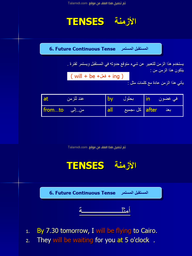 Future-Continuous | PDF