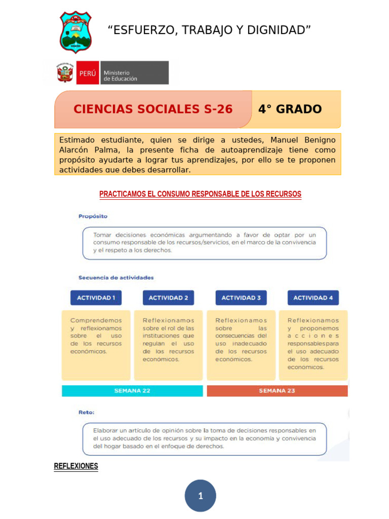 Cuarto Sesion26 CCSS | PDF | Presupuesto | Toma de decisiones