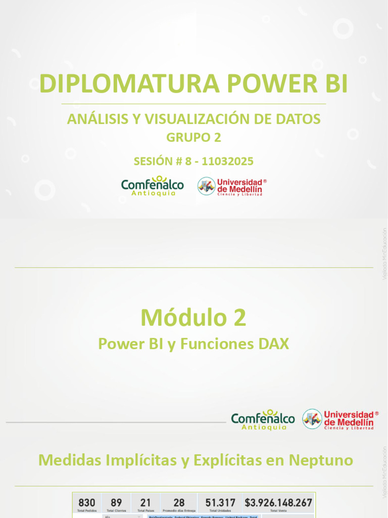 Funciones DAX en Power BI: Guía Práctica | PDF