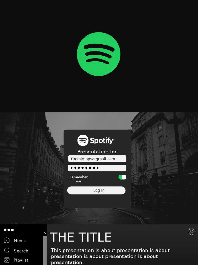 Spotify Theme | PDF