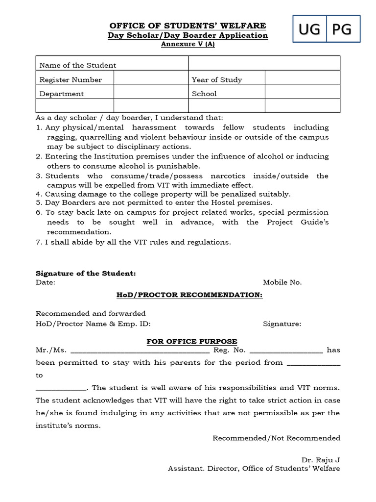 Day Boarde - Dayscholar Annexure V | PDF | Justice | Crime & Violence