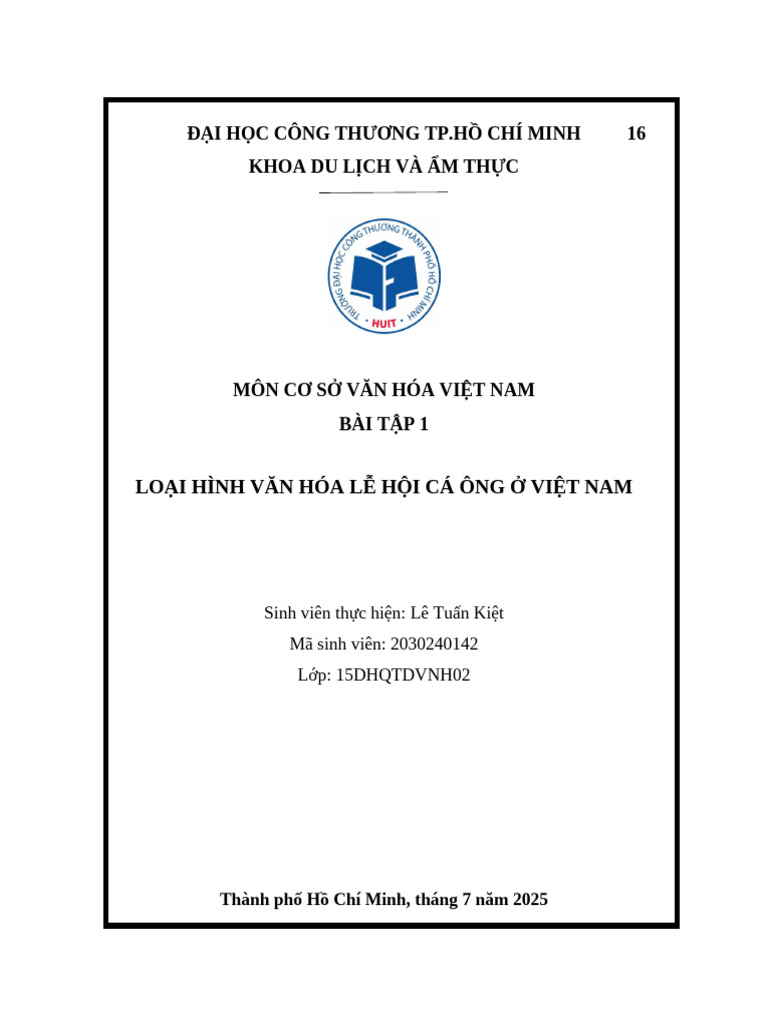 CSVH - LÊ TUẤN KIỆT - 2030240142 | PDF