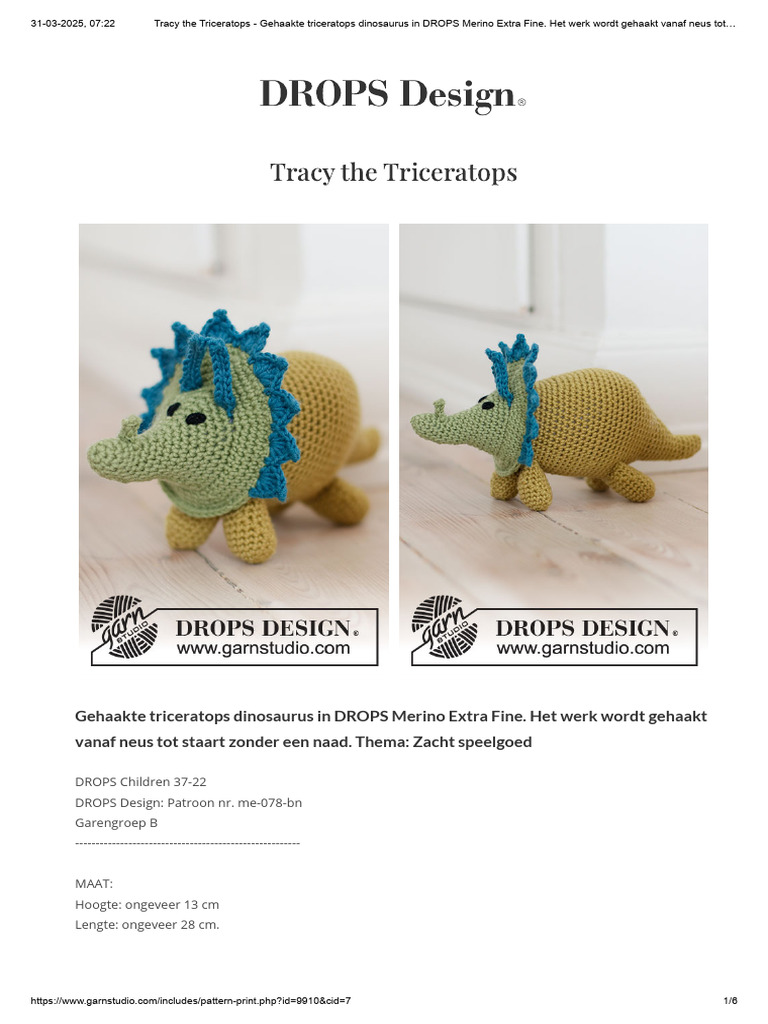 Tracy The Triceratops | PDF