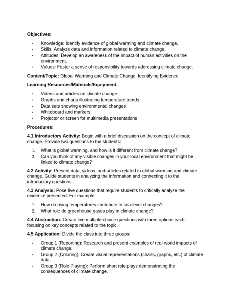 Understanding Global Warming Evidence | PDF | Climate Change | Climate