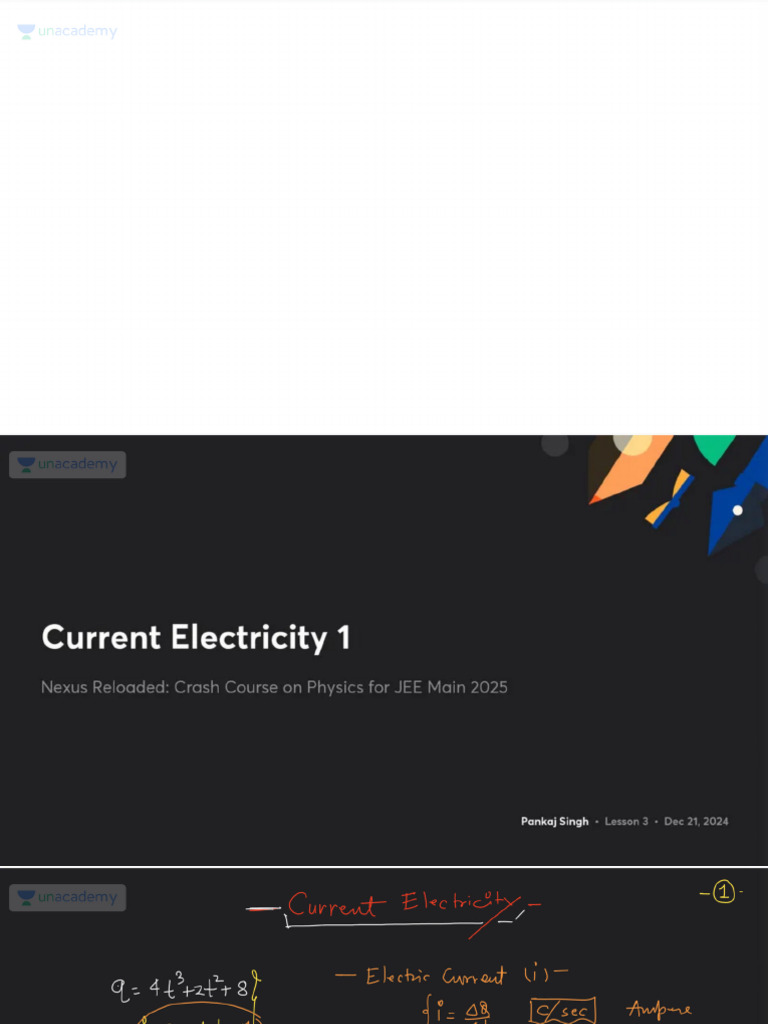 Current Electricity 1 With Anno | PDF