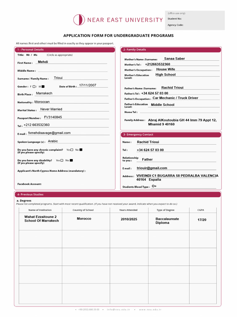 Undergraduate-Application-Form-19.02.2025 (1) | PDF