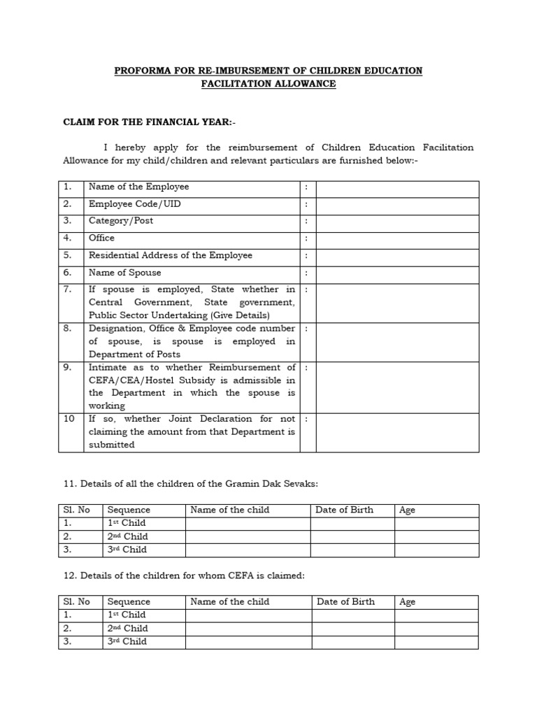 GDS Cefa Application 2024-2025 | PDF