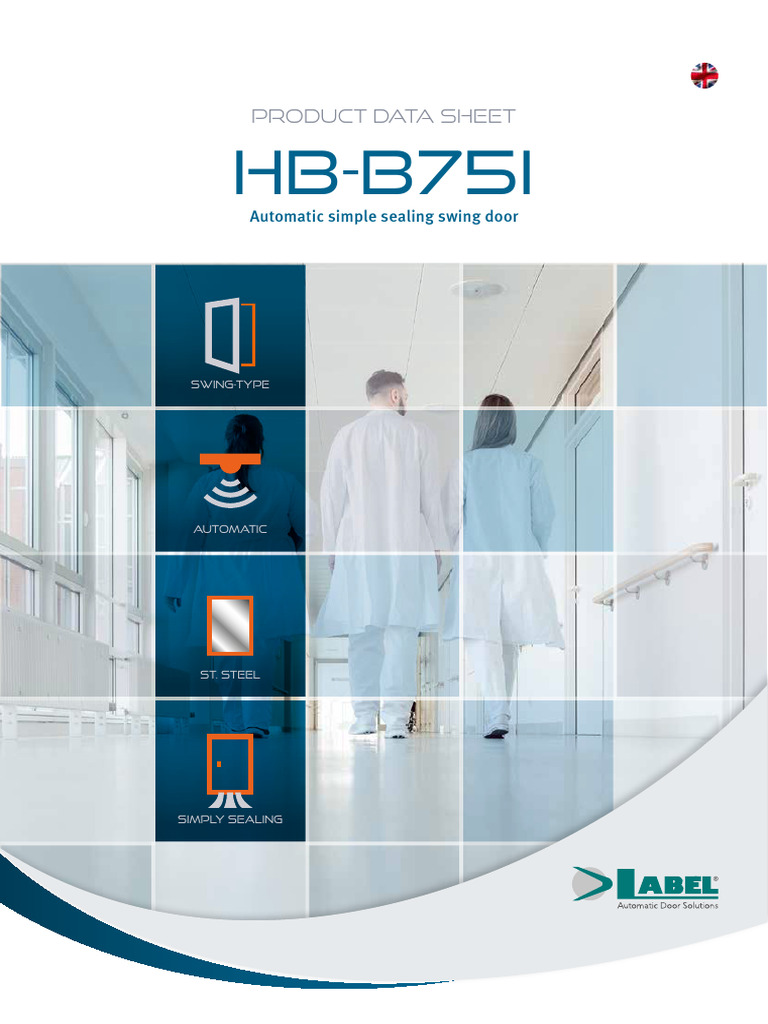 Hb-B75i - Product Data Sheet - Rel.1.0 | PDF | Door | Automation