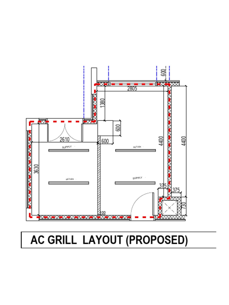 Ac Grill Layout (Proposed) PDF | PDF
