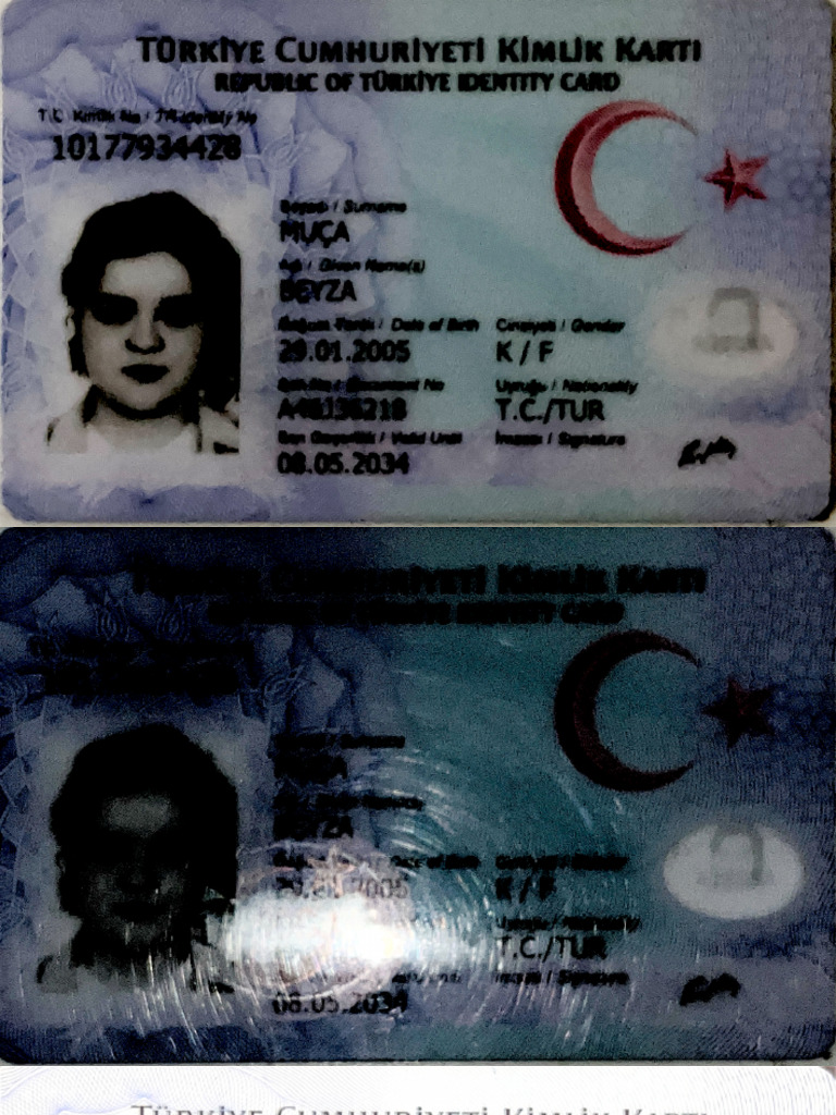 Republic of Turkiye Identity Card | PDF