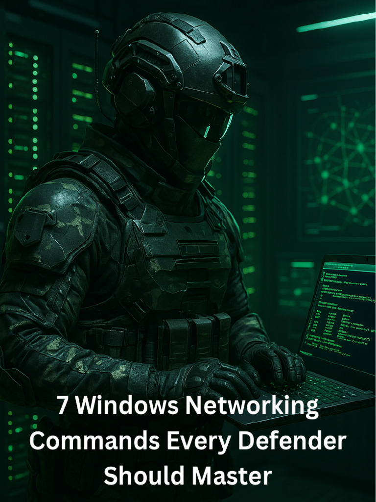 7 Windows Networking Commands For Cyber Defenders 1744327040 | PDF