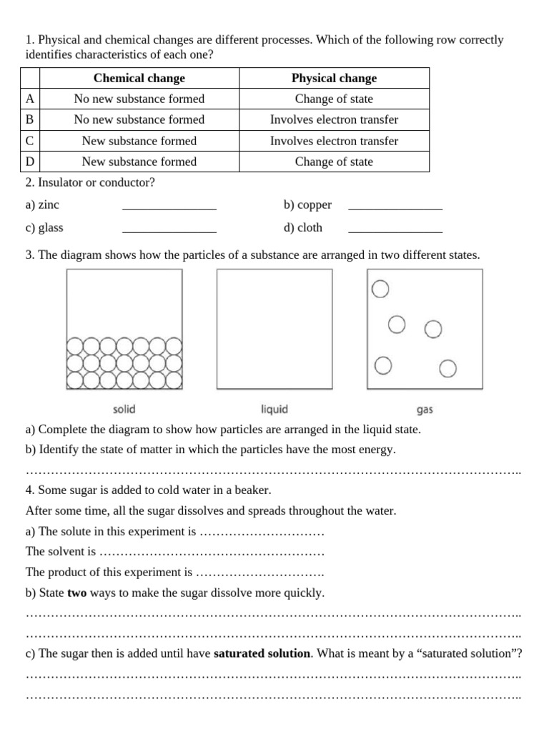 6 New - Chapter 2 - Materials Properties and Change | PDF | Water Vapor | Water